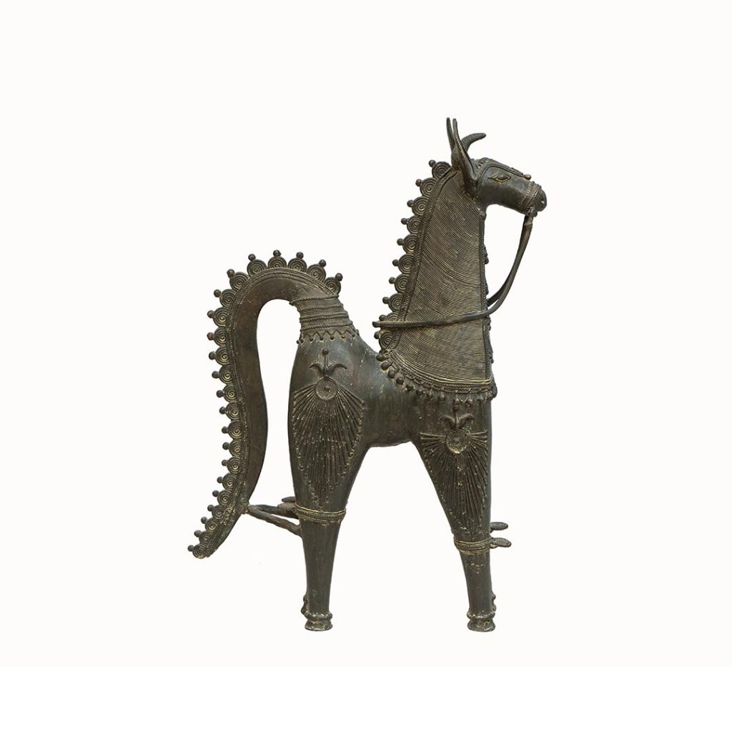 Buy Hand Painted Airawat Elephant Wood by ArtistArt Online - Animal ...