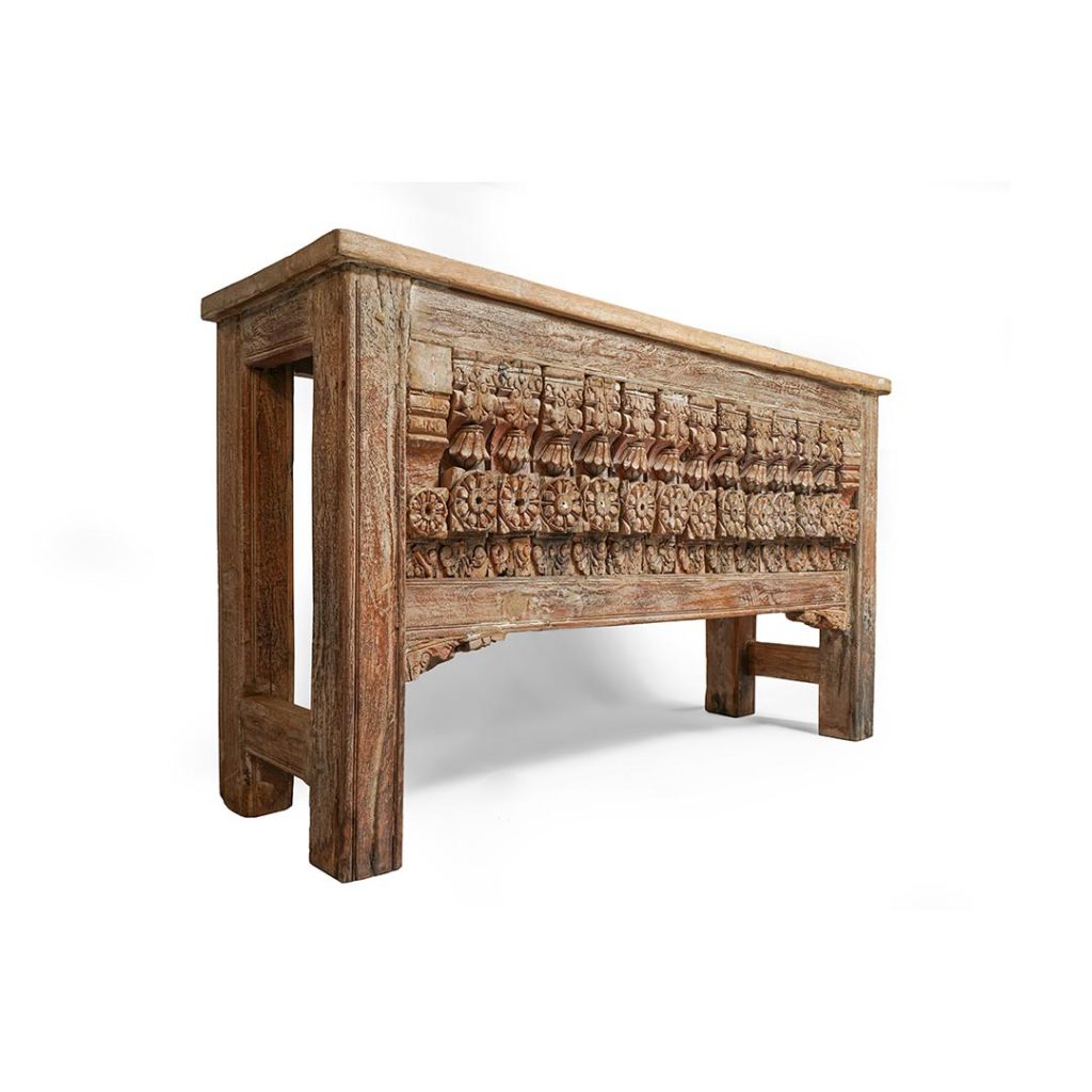 Buy Solid Wood Console Table With Finishing - Handmade Wooden Console ...